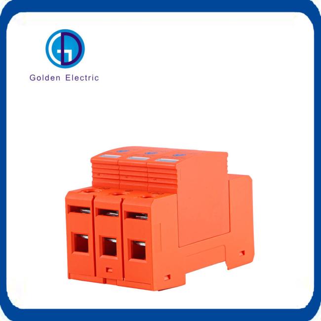 Hot Sell DC 2pole 3pole 20-40ka PV Surge Protective Device SPD Lightning Arrester Protector