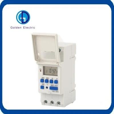 Digital LCD Power Weekly Programmable Timer Time Switch Relay AC220V 110V 24V 12V 16A Industrial Timer Switch