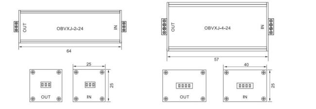 DC 24V Surge Protector Signal Surge Arrester Device