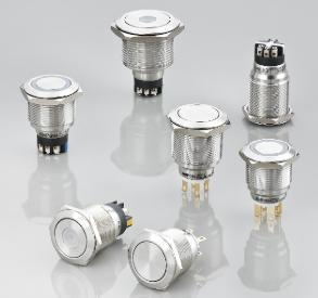 New Type Push Switch Waterproof/High Protection Stainless Steel Shell, Momentary/Latching Push Button