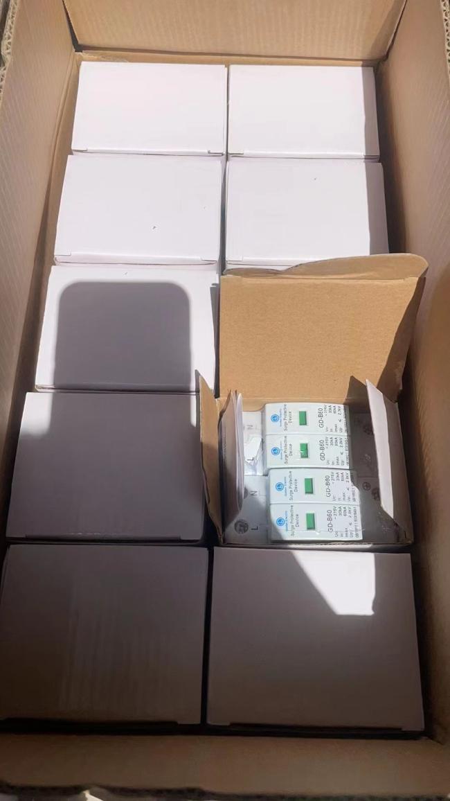 AC 385V/420V/440V Low Voltage Surge Protector 60ka-150ka 2p 3p 4p Surge Protection Device SPD Lightning Arrester