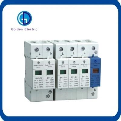 High Quality Surge Protective Devices 1p 2p 3p 4p Class Ll 80ka 100ka 385V 420V SPD Power Surge Protection