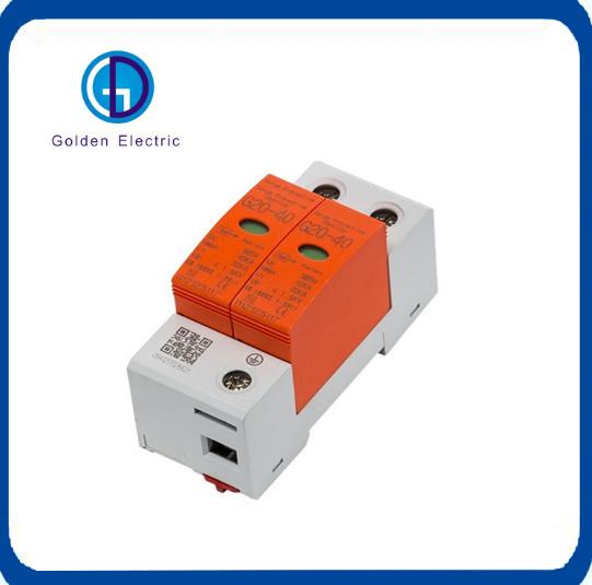 AC Surge Protection Device SPD Imax 40ka Lightning Surge Protector 230V 440V Surge Arrester for Solar System