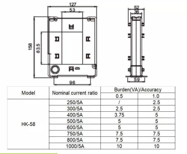 Gd Split Core Current Transformer HK-58 1500A/5A Open Type Current Transformer Clamp on CT Electrical Transformers