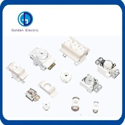 Solar PV Control Fuse Holder DC 1000V 1p 10A 16A 20A 25A 32A Electric Ceramic Cylinder Fuse Link Fuse Base with Indicator