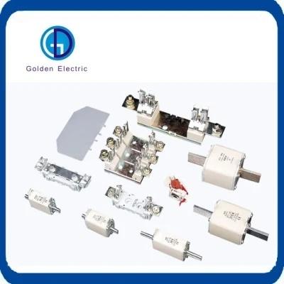 Solar PV Control Fuse Holder DC 1000V 1p 10A 16A 20A 25A 32A Electric Ceramic Cylinder Fuse Link Fuse Base with Indicator
