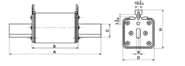 Low Voltage Nt/Nh Type Blade Fuse Block Link AC Fuse Base Fuse Holder with 500V 160A 250A 400A 630A HRC Fuse Link