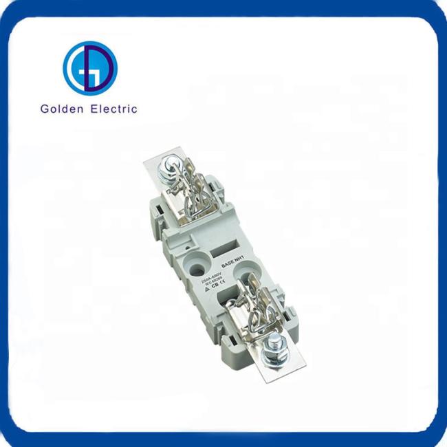 HRC Low Voltage Quartz Sand Knife Type Fuse Base 690VAC Single-Pole Nh Type Ceramic Fuse Base Holder