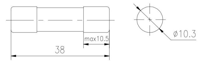 IEC Standard Cylindrical Ceramic Fuse 10X38mm 6A 10A 16A 20A 25A 32A 40A 63A Fuse Link