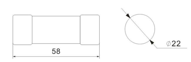 IEC Standard Cylindrical Ceramic Fuse 10X38mm 6A 10A 16A 20A 25A 32A 40A 63A Fuse Link