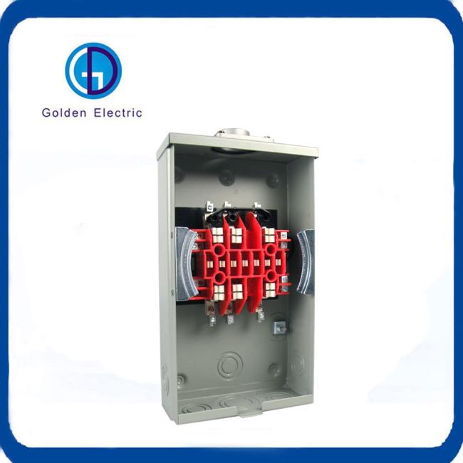 20A 13 Terminal Single Phase Ring Less Type Energy Meter Holder 13jaw Meter Socket with Ring Blank Hub