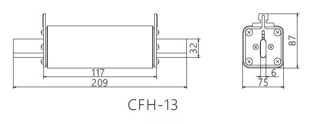 DC Solar Photovatic Fuse Link 1500V 100A 125A 160A 200A 250A 315A 400A PV Fuse with Micro Switch