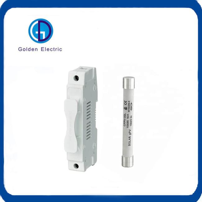 Solar DC 1000V PV Fuse Link Gpv 10X38mm 10*38mm 1-32A Cylindrical Porcelain Ceramic Fuse