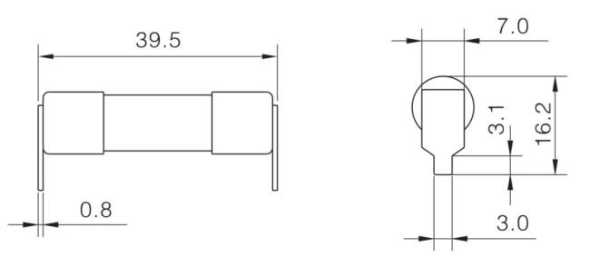 2A 6A 10A 16A 20A 25A 32A 40A 50A Cylindrical Porcelain Solar PV DC1000V Fuse Link Fuses with 14*51mm