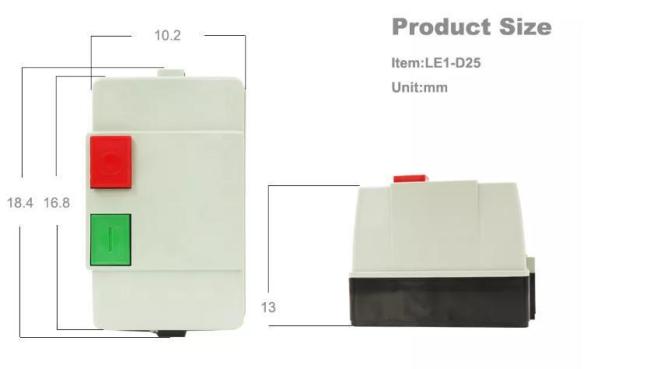 Magnetic Motor Starter Switch Contactor Le1 Series 220V 690V AC Magnetic Contactor Switch