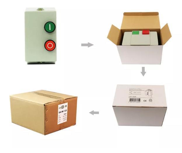 Magnetic Motor Starter Switch Contactor Le1 Series 220V 690V AC Magnetic Contactor Switch