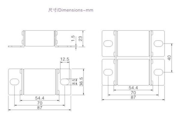 Auto Fuse DC 500V 800V 1000V 35-800A EV Charging Fuse Car Fast Fuse New Energy Charging Pile Fuses