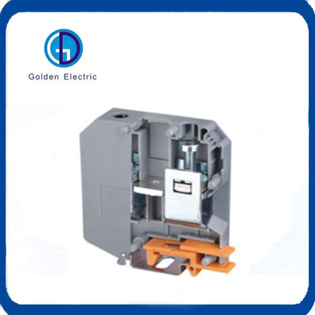UK 1.5b Feed Through Installation Rail Mount Terminal Blocks Screw Connection 26-16AWG Terminal Block