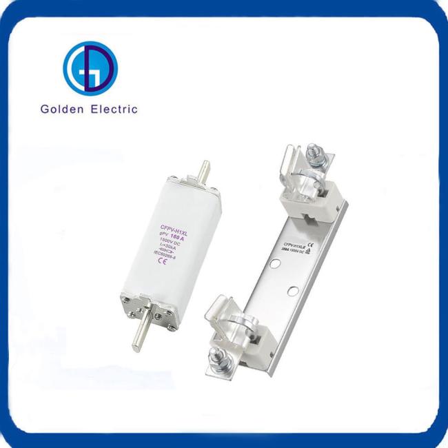 Class T Fuse Link DC125V 110A 125A 150A 175A 200A 225A 250A 300A 350A 400A with Fuse Base