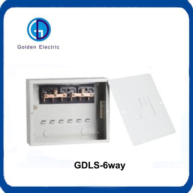 Surface Mount Type 1/2/4/6/8/12 Way Metal Electrical Control Load Center with Circuit Breaker