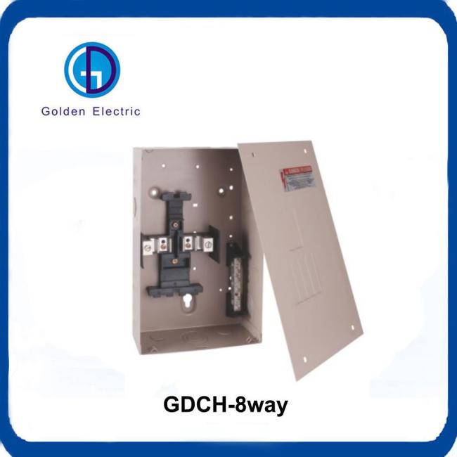 100A Economy Electrical Panel Distribution Board 4way 6way 8way 12way Single Phase Customized Load Center