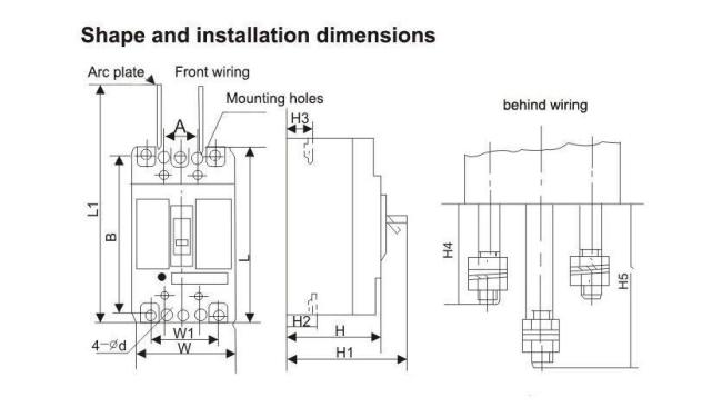 Gdm3-125L MCCB Moulded Case Circuit Breaker
