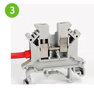 24-10AWG Voltage Terminal Bar UK5n Screw DIN Rail Terminal Block Wiring Terminals for Distribution Box