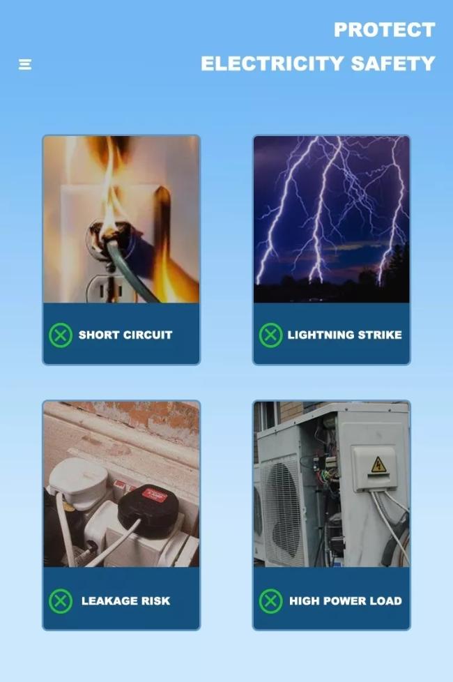 Electromechanic Residual Current Circuit Breaker 2p 4p 10mA 30mA 100mA RCCB RCD AC240V 415V Differential Breaker