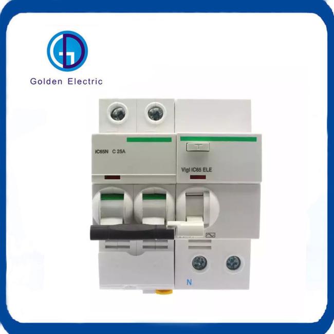 Electromechanic Residual Current Circuit Breaker 2p 4p 10mA 30mA 100mA RCCB RCD AC240V 415V Differential Breaker