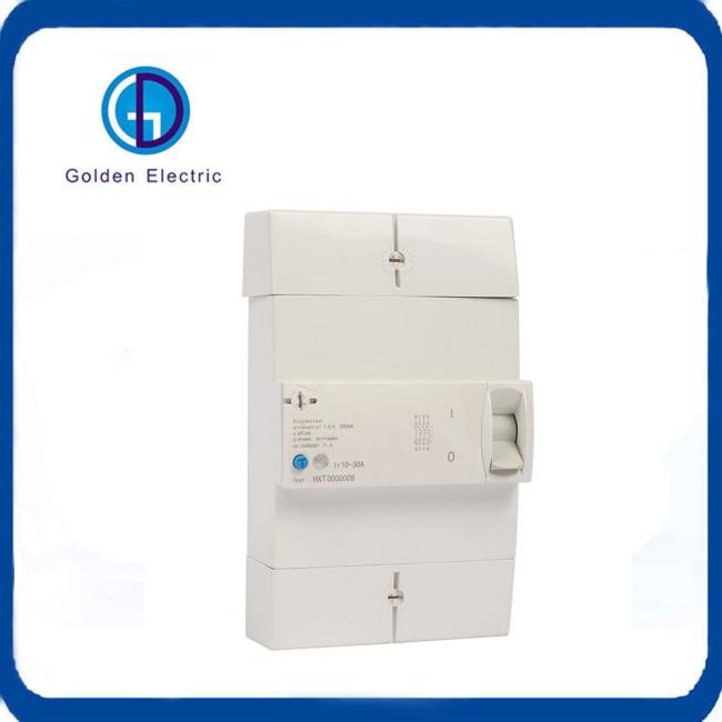 Electromechanic Residual Current Circuit Breaker 2p 4p 10mA 30mA 100mA RCCB RCD AC240V 415V Differential Breaker