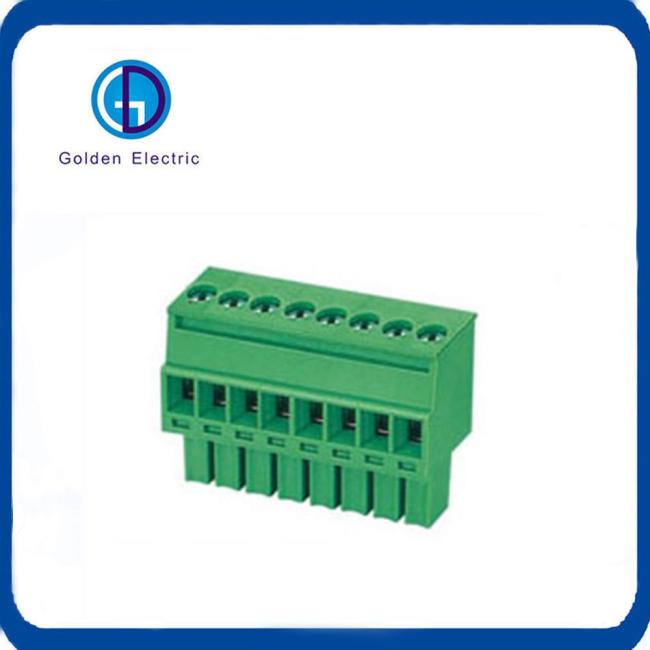 2p 3p 4p Screw 5.0mm Straight Pin PCB Blue Green Screw Terminal Block Connectors Splicing Type