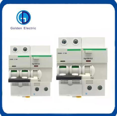 Low Voltage AC 230V Circuit Breaker Electric Leakage Protection ELCB RCBO RCCB with Overcurrent Protection