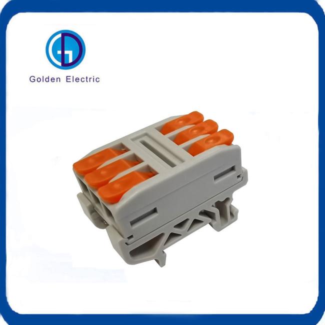 Tc Series Barrier PCB Terminal Block 600V High Current Terminal Blocks with Barrier Cover