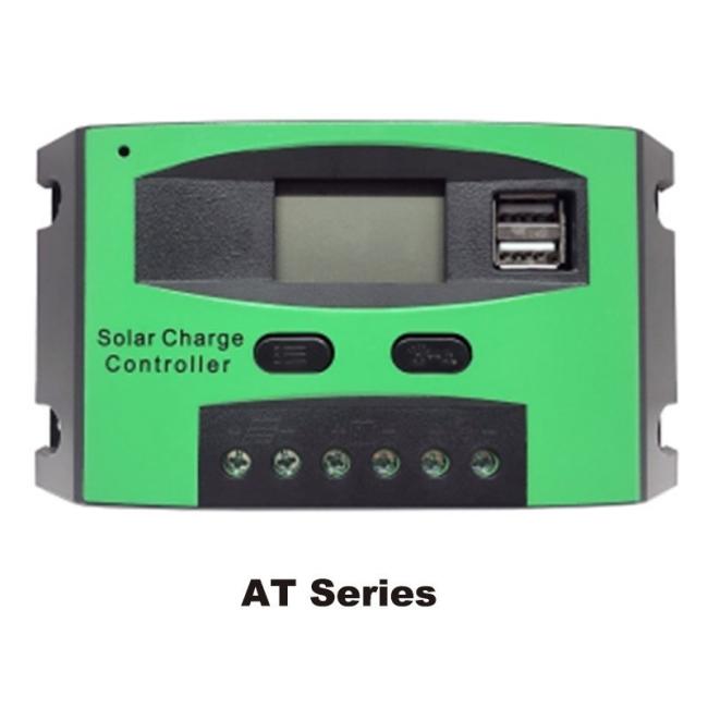 Solar Charge Controller 30A/20A/10A 12V 24V Auto with LCD Display and Double USB Solar PV Regulators Battery Chargers