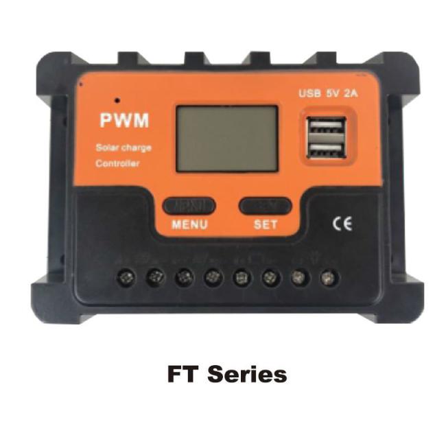 Solar Charge Controller 30A/20A/10A 12V 24V Auto with LCD Display and Double USB Solar PV Regulators Battery Chargers