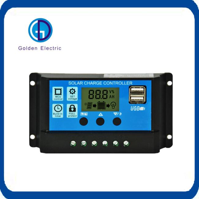 MPPT Solar Charge Controller 12V 24V 36V 48V Auto 30A 40A 50A 60A 80A 100A Solar Panel Charger Regulator Controller with LCD Display