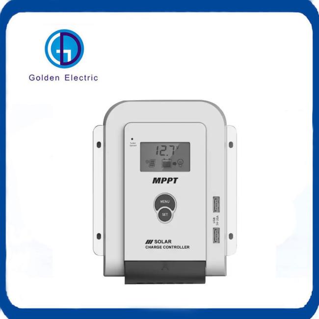 Solar Panel Lithium Lead Acid Battery Intelligent Regulator 12V 24V Auto Dual USB 10A 20A 30A 40A 50A 60A PWM Solar Charge Controller