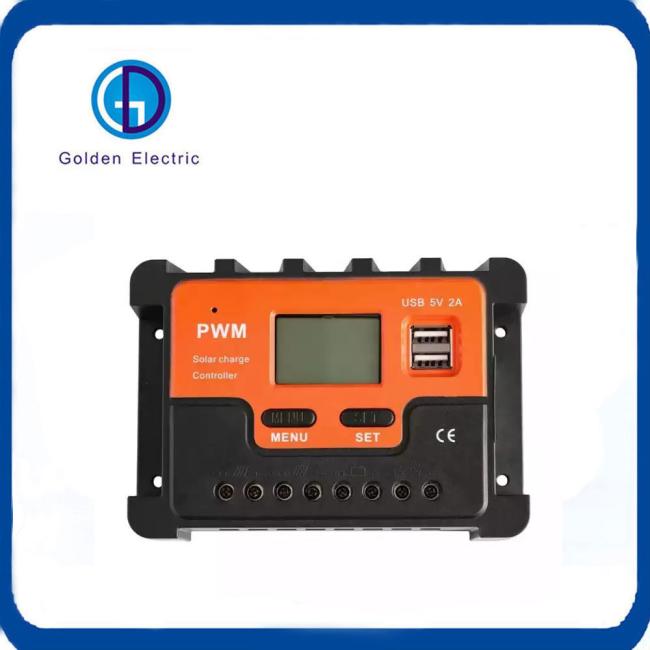 New Design 12V 24V Auto 10A 20A 30A 40A 50A 60A PWM Solar Charge Controller for Solar Energy System