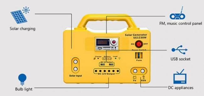 Factory Direct 30W Solar Energy Power System Generator Household Solar Lighting Small System