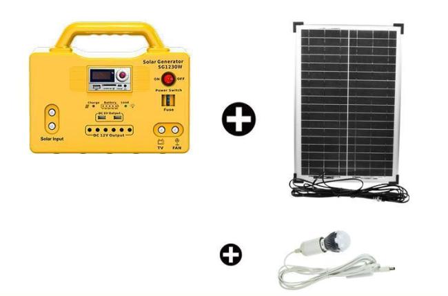 Factory Direct 30W Solar Energy Power System Generator Household Solar Lighting Small System