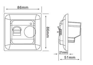 Smart Control Mechanical Thermostat Mechanical Room Thermostat for Air-Condition