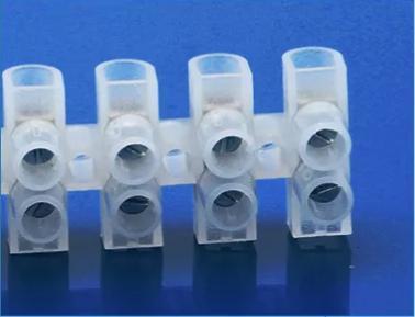 12way X3 Series U Type 10A Electrical Terminal Connector Strip 12p Terminal Block with PE Material