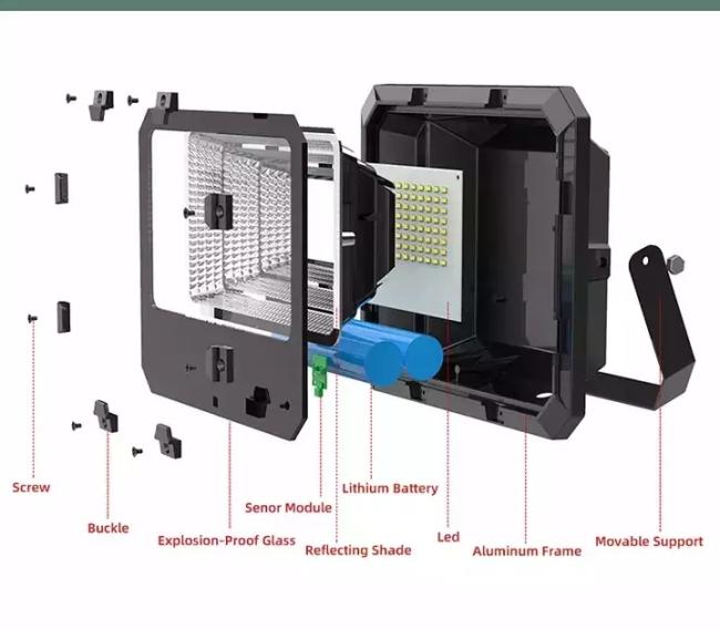 Outdoor Solar Flood Lights 100W 150W 200W 250W 300W Solar Land Light Solar LED Lamp Sensor Lights