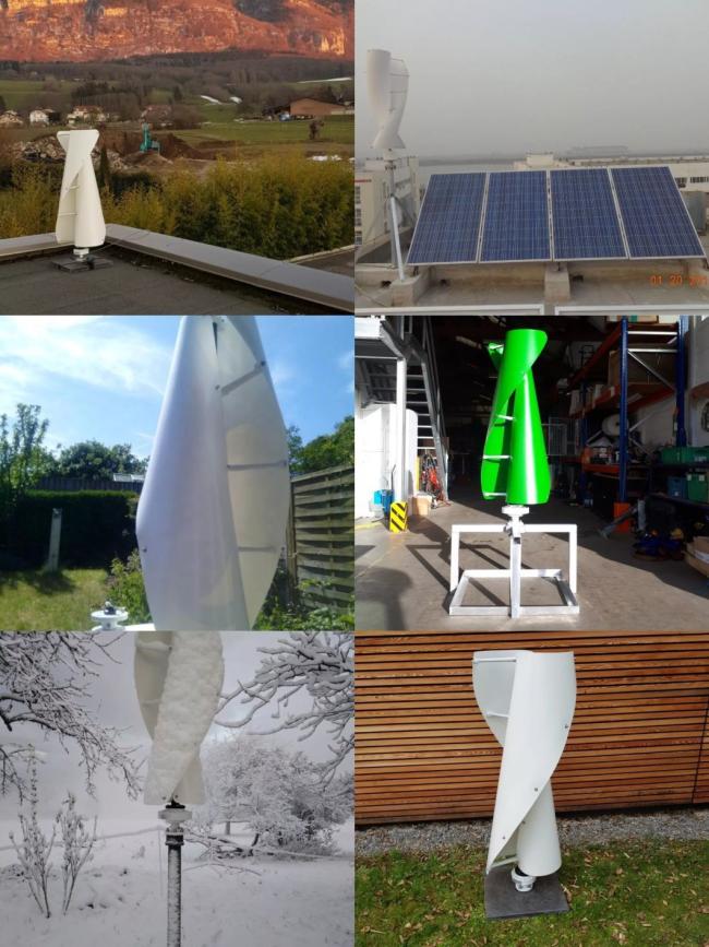 High Efficiency 200W/300W/400W/500W/600W/800W 12V/24V 3 Phase Vertical Wind Turbine System Generator for Home