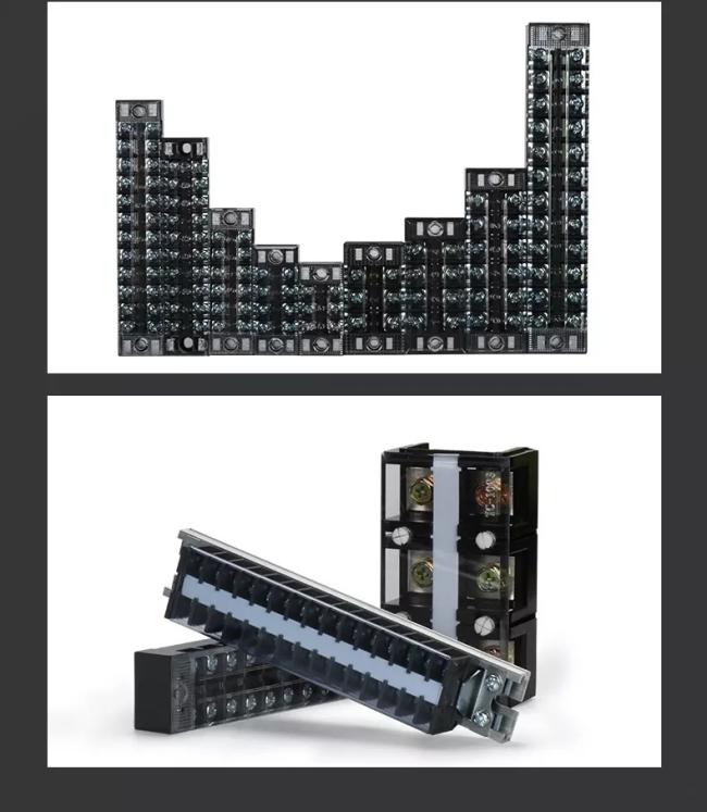 DIN Rail-Type Td Series Terminal Block 15A 20A 30A 10p 600V Combined Terminal Block Connector Board