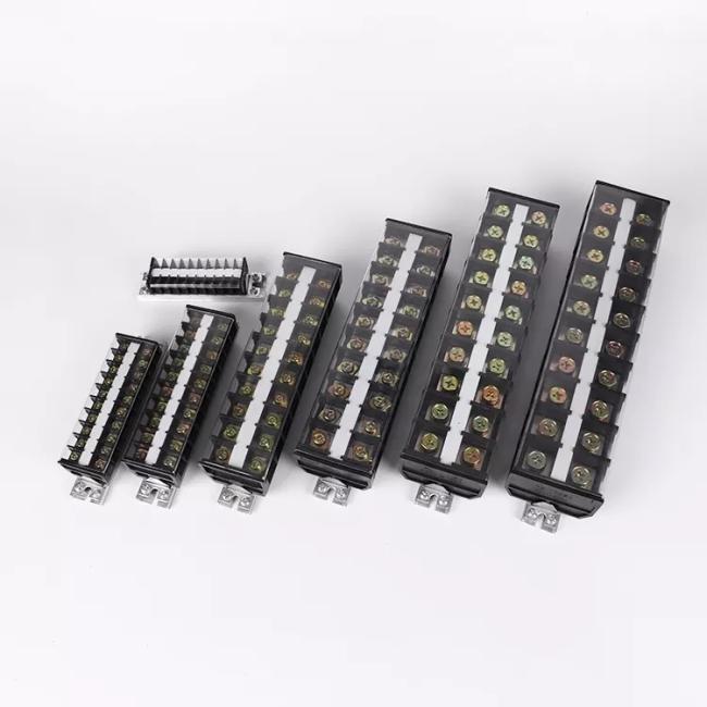 DIN Rail Mounting Terminal Block 60A 100A 200A Td Series Combination Screw Terminal Wire Connector Terminals