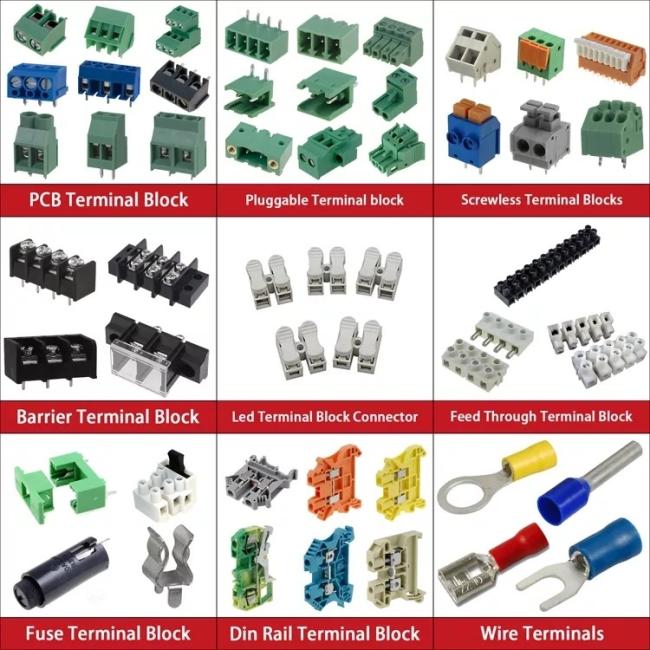 DIN Rail Mounting Terminal Block 60A 100A 200A Td Series Combination Screw Terminal Wire Connector Terminals