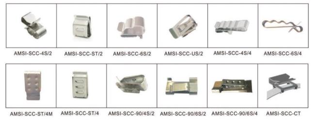 Solar PV Cable Clips Stainless Steel Cable Clips Trailer Wire Clips