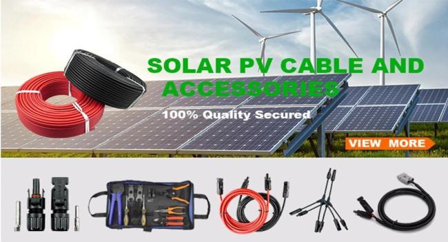 2 Wires PV Panel Brackets Solar Panel Mounting System Components Wire Cable Clip