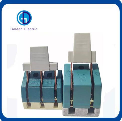 2p 32A Single Throw Changeover Knife Switch 250V Disconnect Switch Isolator Switch for Retail